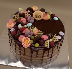 Torta s číslom päťdesiat, torta na 50tku - Narodeninové torty, svadobné ...